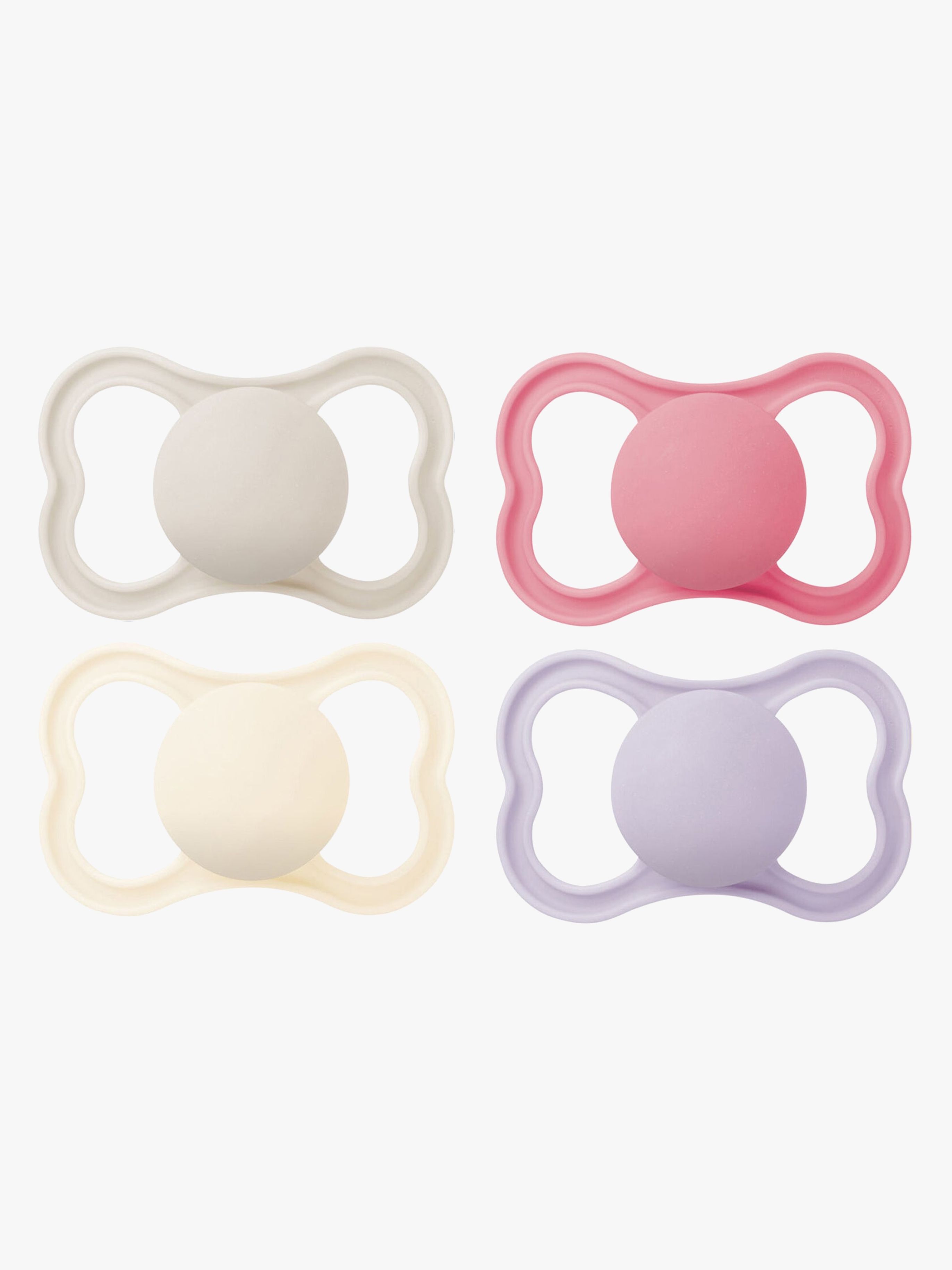 Køb MAM Air Silikone Sutter 16-36m 4-pak, Pink/Neutral