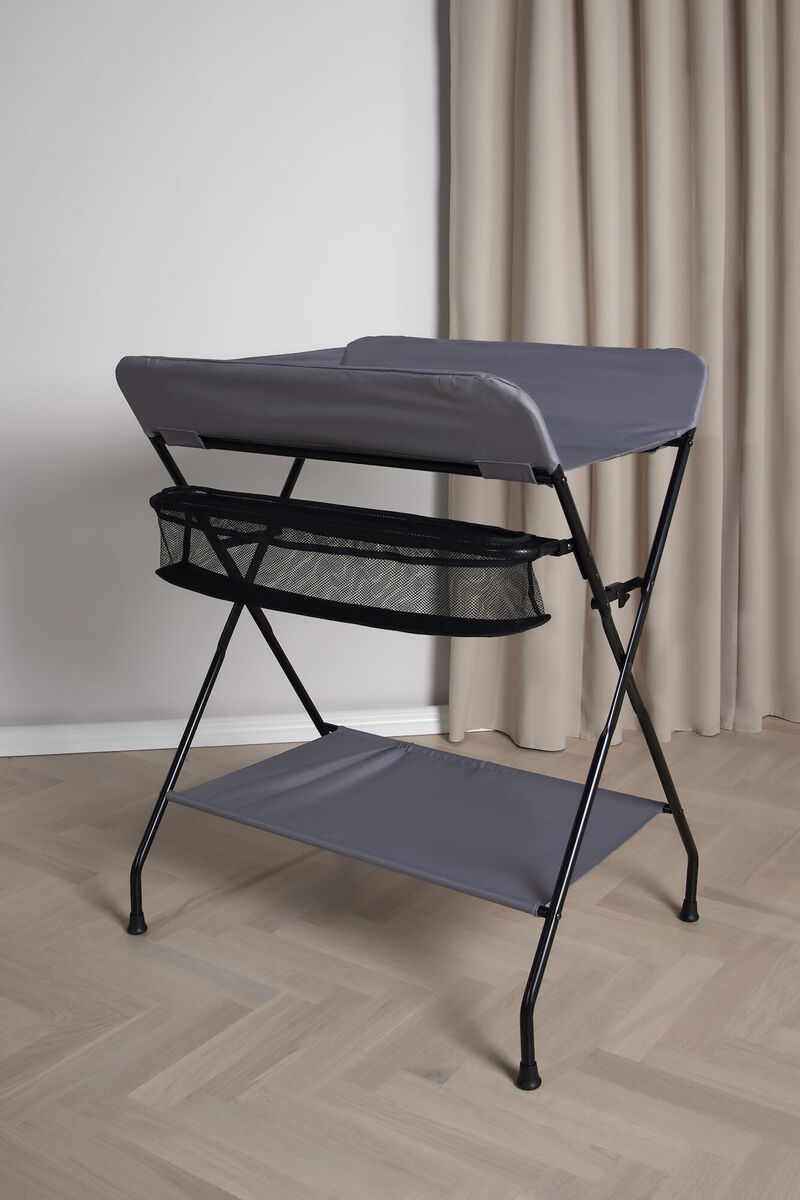 Køb Beemoo CARE Sammenfoldeligt Puslebord, Dark Grey