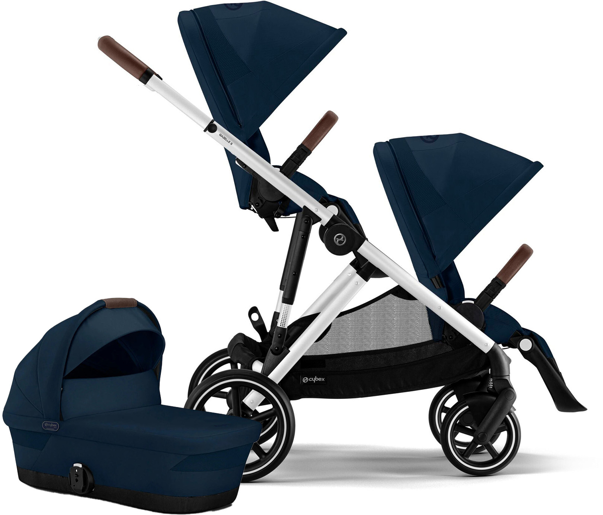 Køb Cybex GAZELLE S Søskendevogn, Ocean Blue/Silver